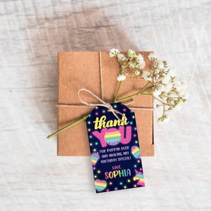 Pop It Birthday Favor Tags Editable Pop It Favor Tag - Etsy