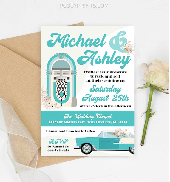 1950s Wedding Invitation 30 Incredible Wedding Invitation Card Design