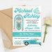 Sock Hop Wedding Invitation, Editable 1950s Wedding Invitation Template ...
