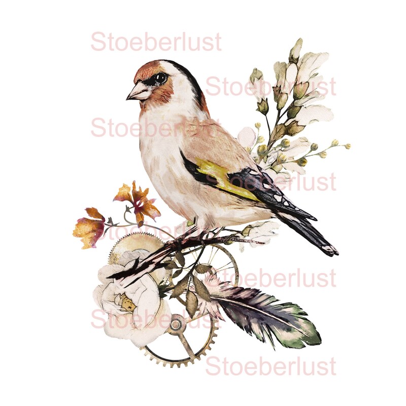 Steampunk Bird - Etsy