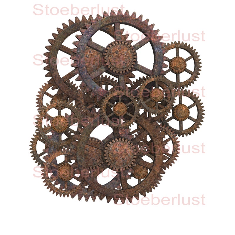 Gear Wall Decal - Etsy