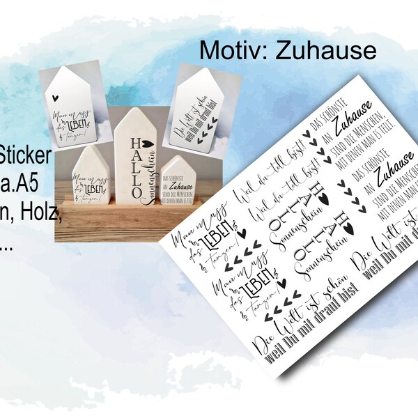 Rub on Sayings Stickers - Etsy