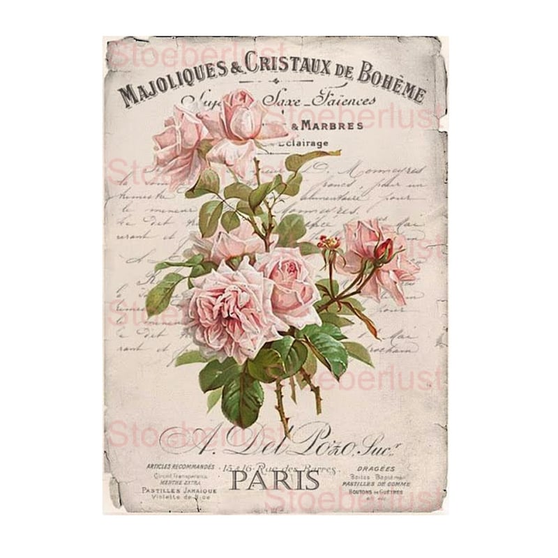 Shabby Chic Furniture Decals - Etsy