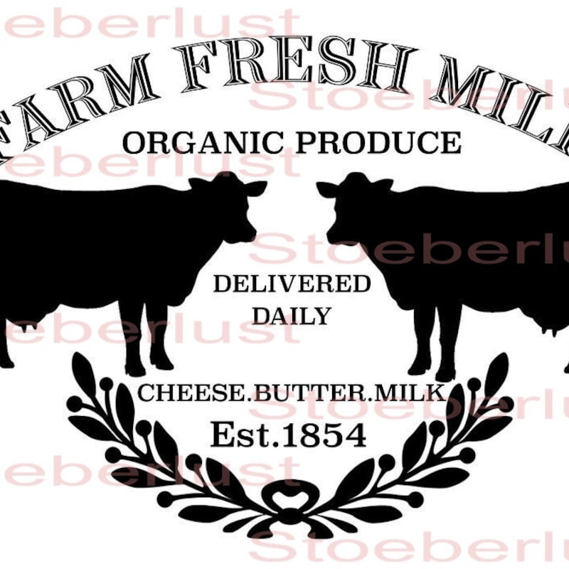 Decals for Milk Cans - Etsy