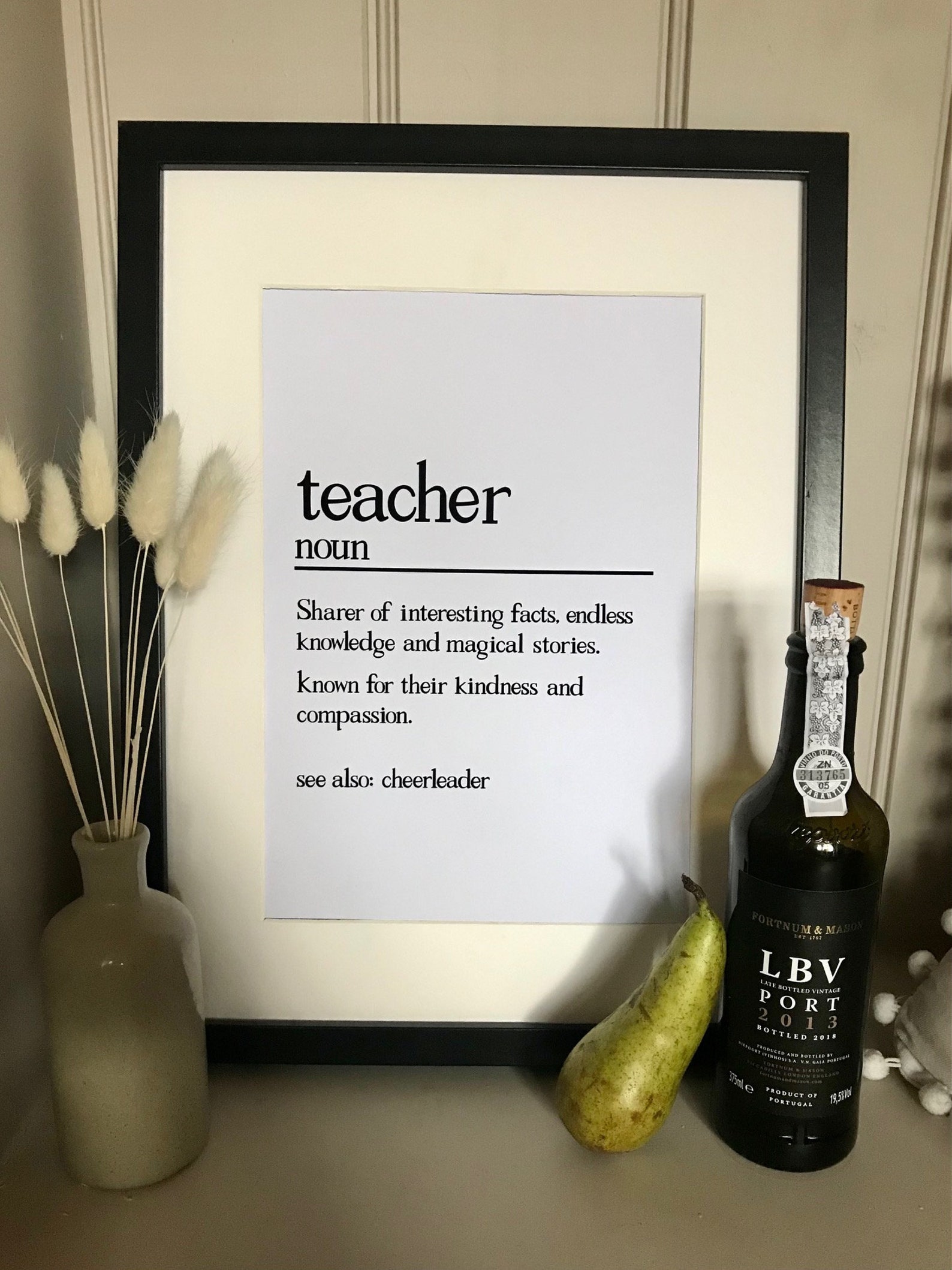 Teacher Definition Print - Etsy