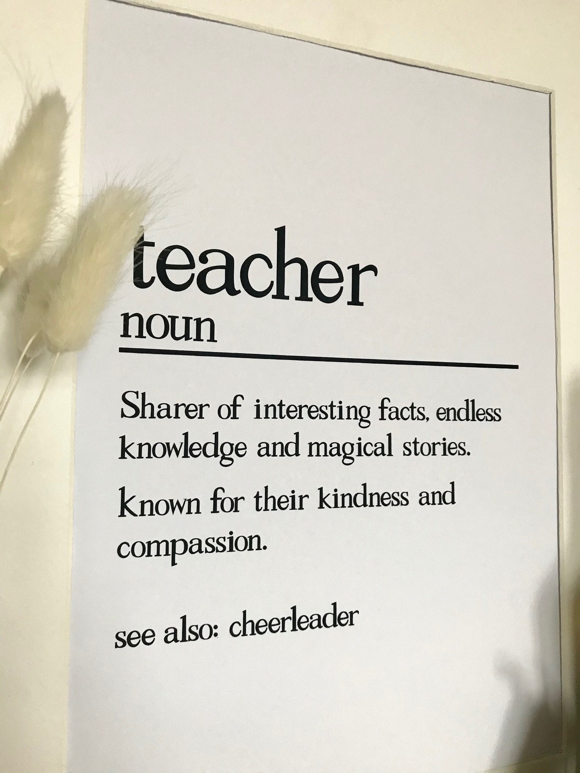 Teacher Definition Print - Etsy