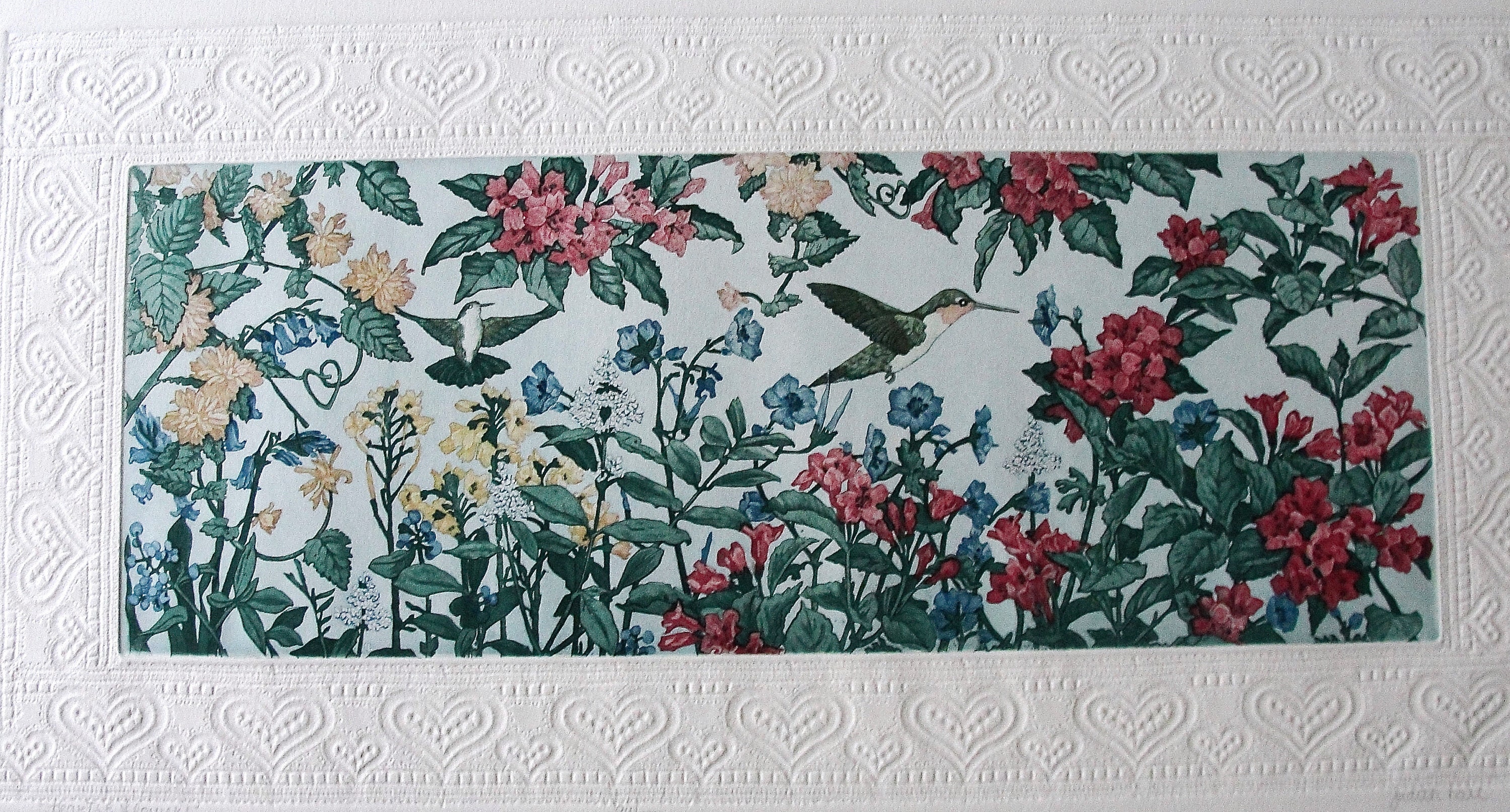 Vintage 2 Signed Large Art Prints Judith Hall Hummingbirds | Etsy