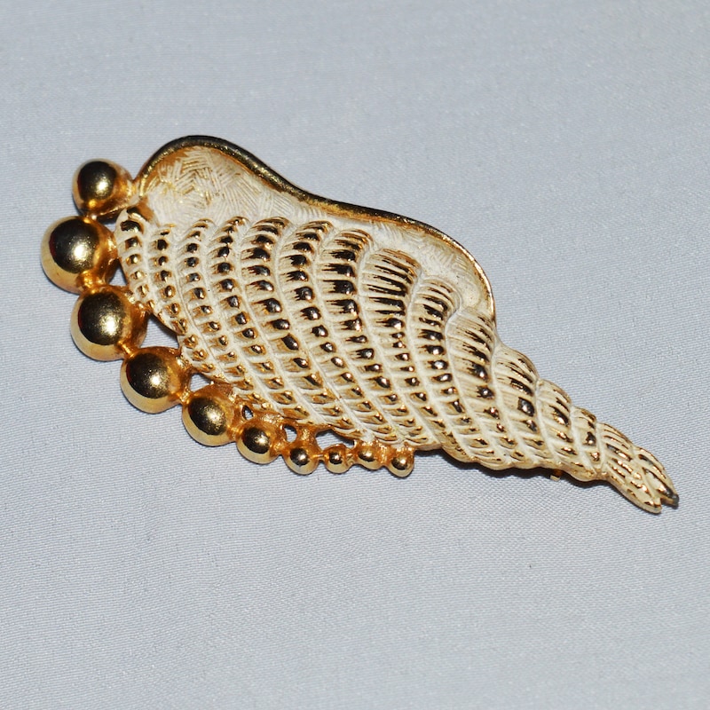 Seashell Brooch - Etsy