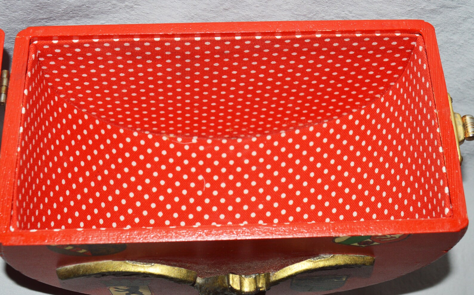 Vintage Box Purse Wood Box Purse Round Original by Ann | Etsy