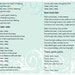 Baby Songs Cheat Sheet Booklet - Lyrics for Lullabies. to Soothe Your ...