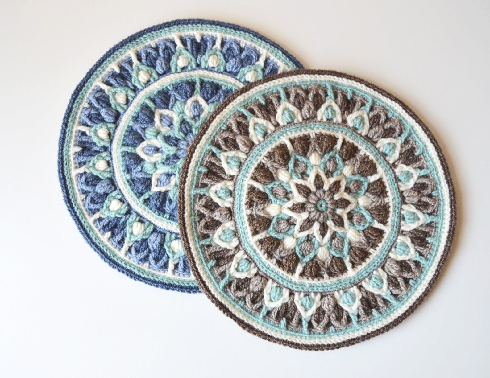 Crochet Mandala Potholder PATTERN Overlay Crochet PDF - Etsy