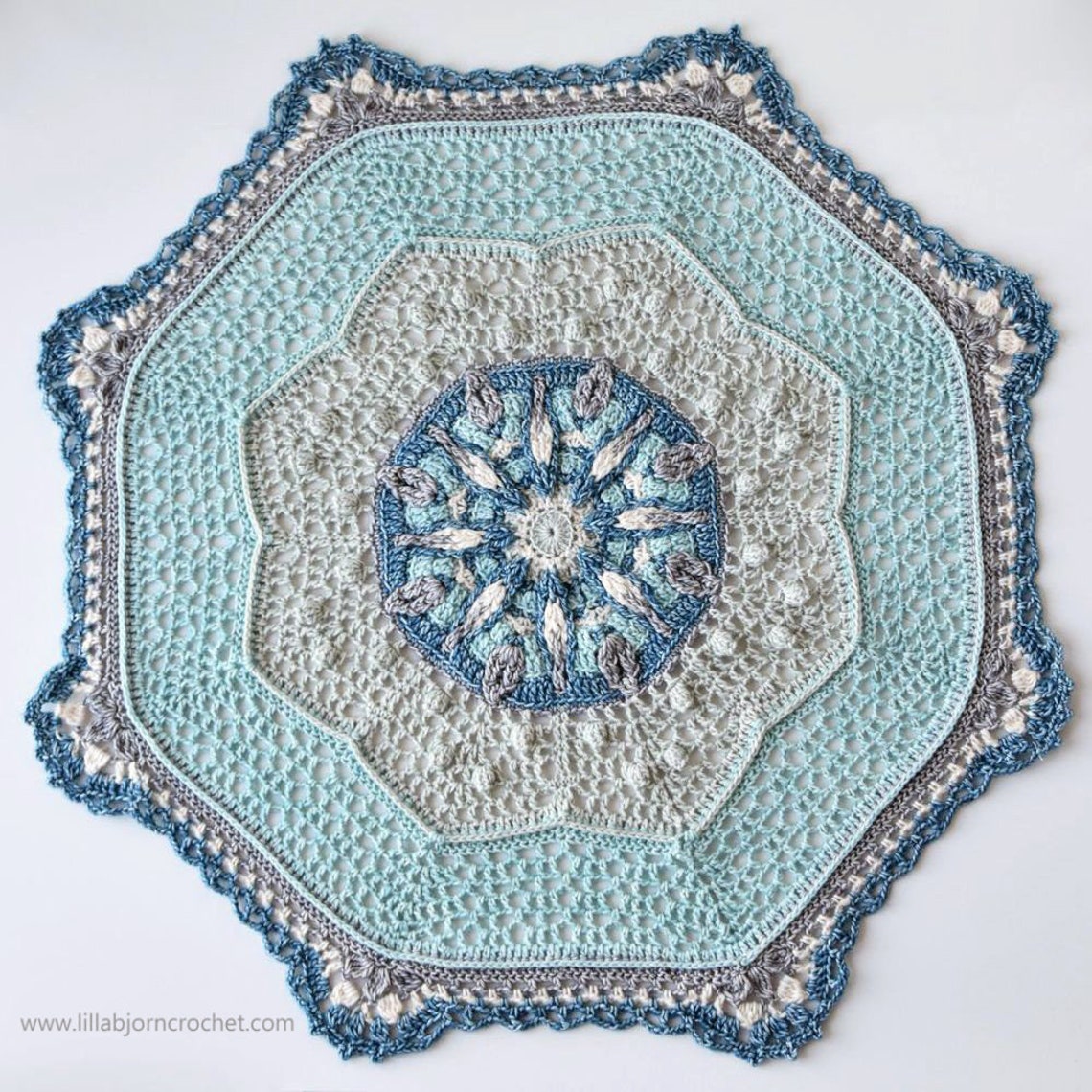PATTERN - April Showers Mandala - Overlay Crochet - Hanging Decoration ...
