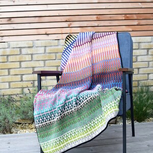 PATTERN: Mosaic Blanket Crochet Pattern a Very Rainbow | Etsy