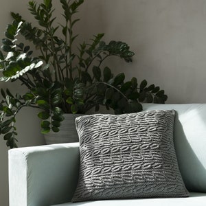 PATTERN - Crochet Pillow - Crochet Square - Crochet Pattern - Textured ...