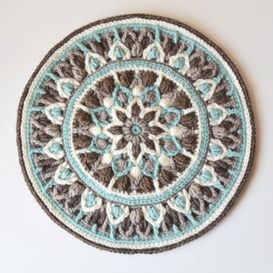 Crochet Mandala Potholder PATTERN - Overlay Crochet PDF - Table ...