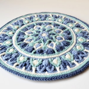 Crochet Mandala Potholder PATTERN - Overlay Crochet PDF - Table ...
