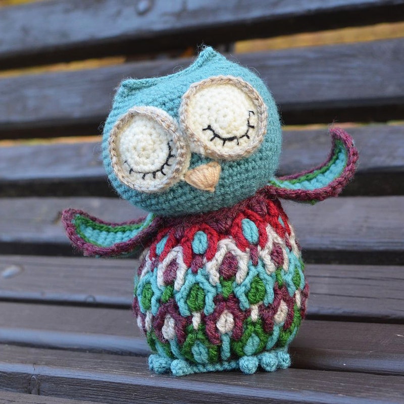 Crocheted Owl - Etsy