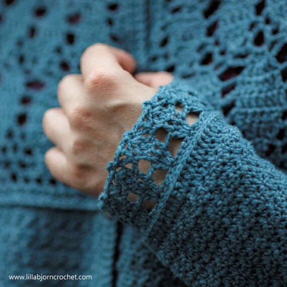 PATTERN - Metropolis Crochet Cardigan - Top Down Seamless PATTERN - Metropolis Crochet Cardigan - Top Down Seamless