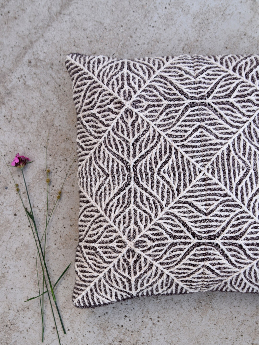 PATTERN - Archway Square - Brioche Crochet - Crochet Square Pattern ...