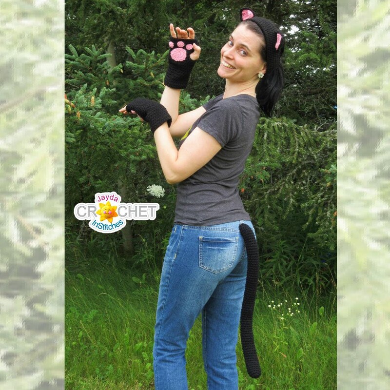 Cat Ears Tail And Paws Etsy