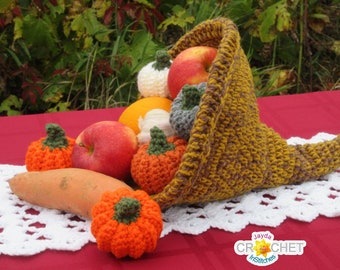 Cornucopia Crochet Pattern - Etsy