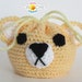 Crochet Teddy Bear Drawstring Bag - PDF Pattern - Jayda Institches - Etsy