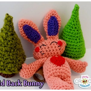 Rabbit - Laid Back Bunny Crochet PATTERN PDF - Stuffed Toy - Jayda ...