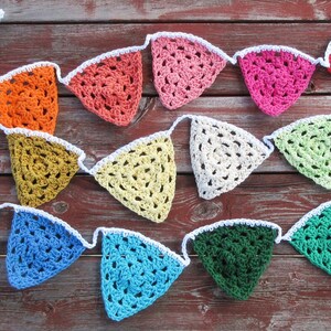 Granny Triangle Crochet PATTERN PDF - Make a Bunting Instructions ...