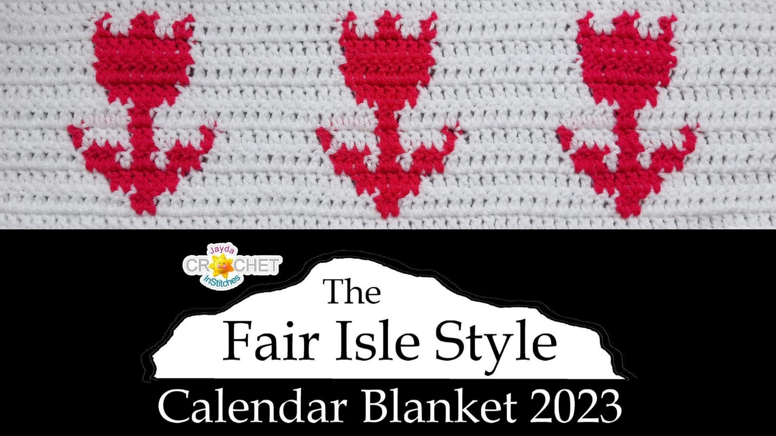 Tulip Graph Crochet PATTERN PDF - April Fair Isle Style Calendar ...