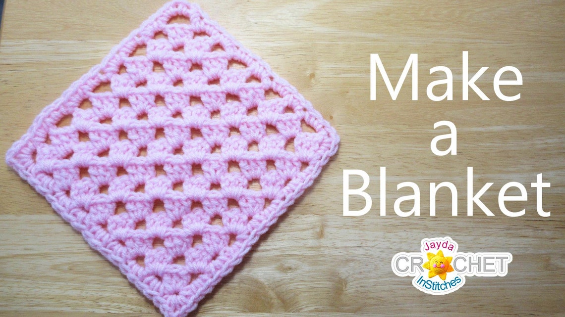 Corner to Corner Granny Square Crochet PDF PATTERN Easy Baby | Etsy Canada