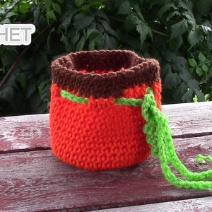 Apple & Pumpkin Sack PDF PATTERNS - Harvest Crochet Bundle Deal! - 2 ...