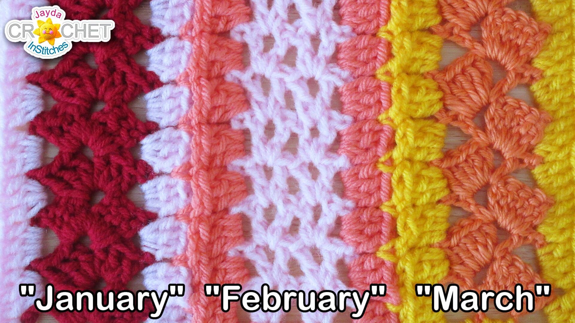Mighty Mile-a-minute "off-set Shell" Stitch Reference Guide - Crochet ...