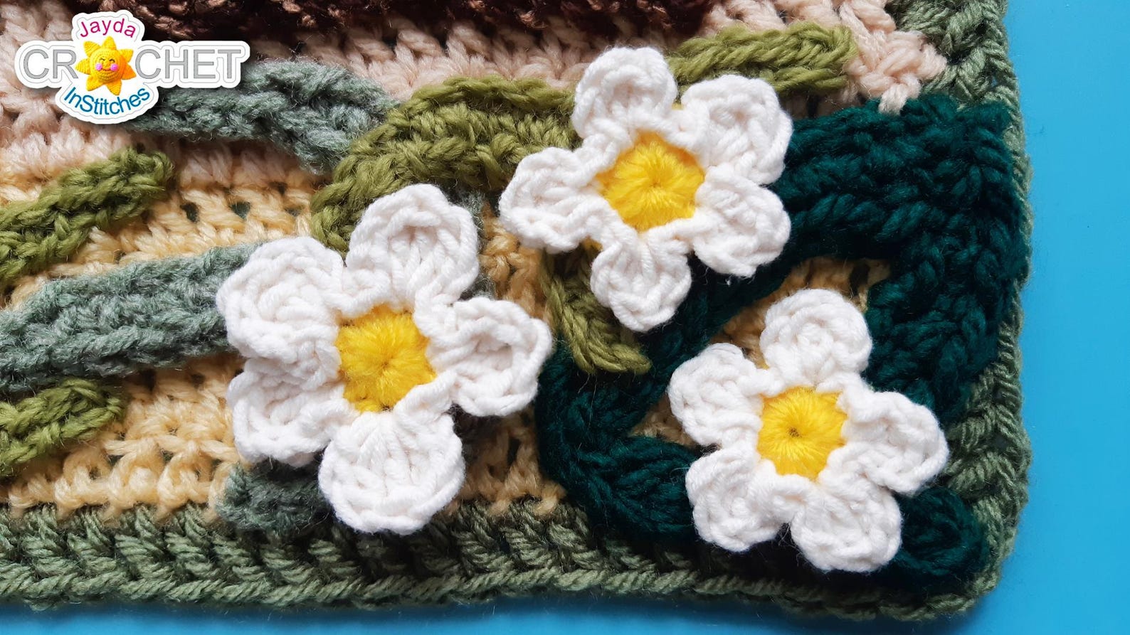 Spring Comes to the Forest Floor Appliques - Crochet PATTERN PDF - Tree ...