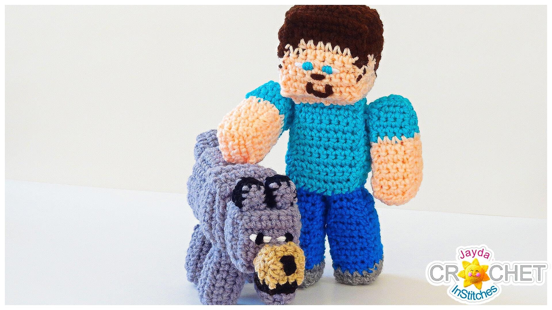 Wolf Crochet Pattern - PDF - Video Game Stuffed Toy Plush - Jayda ...