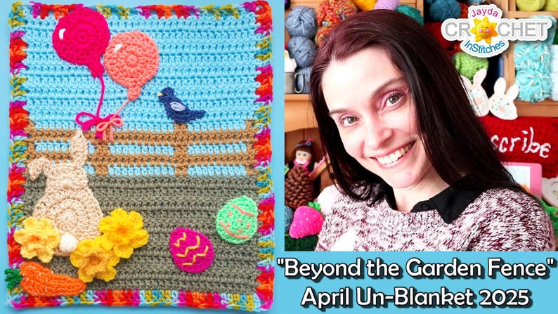 Beyond the Garden Fence Graph & Crochet PATTERN PDF - 2025 Calendar "un ...