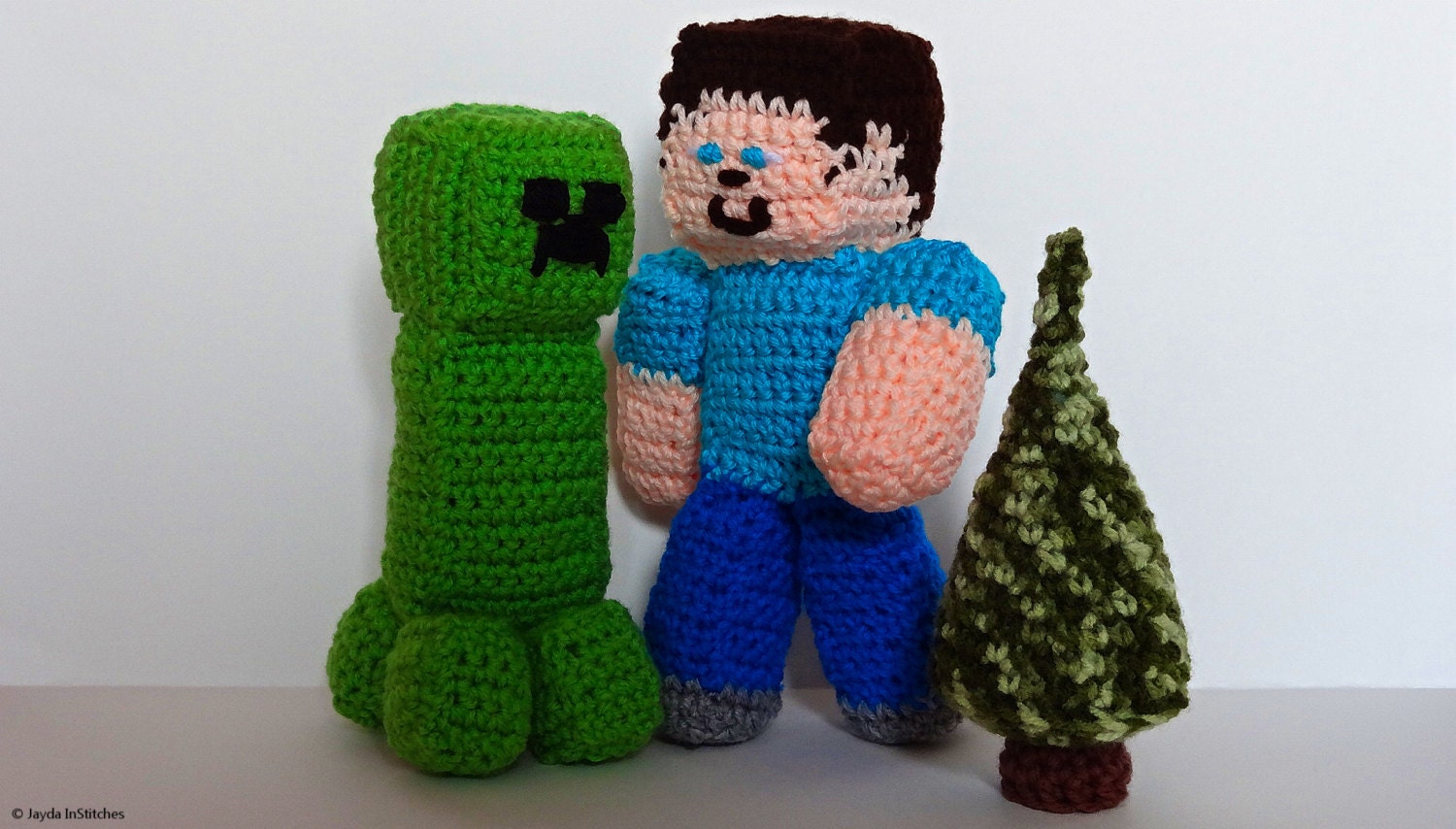 Steve Crochet Pattern - Video Game Stuffed Toy Plush - Jayda Institches ...