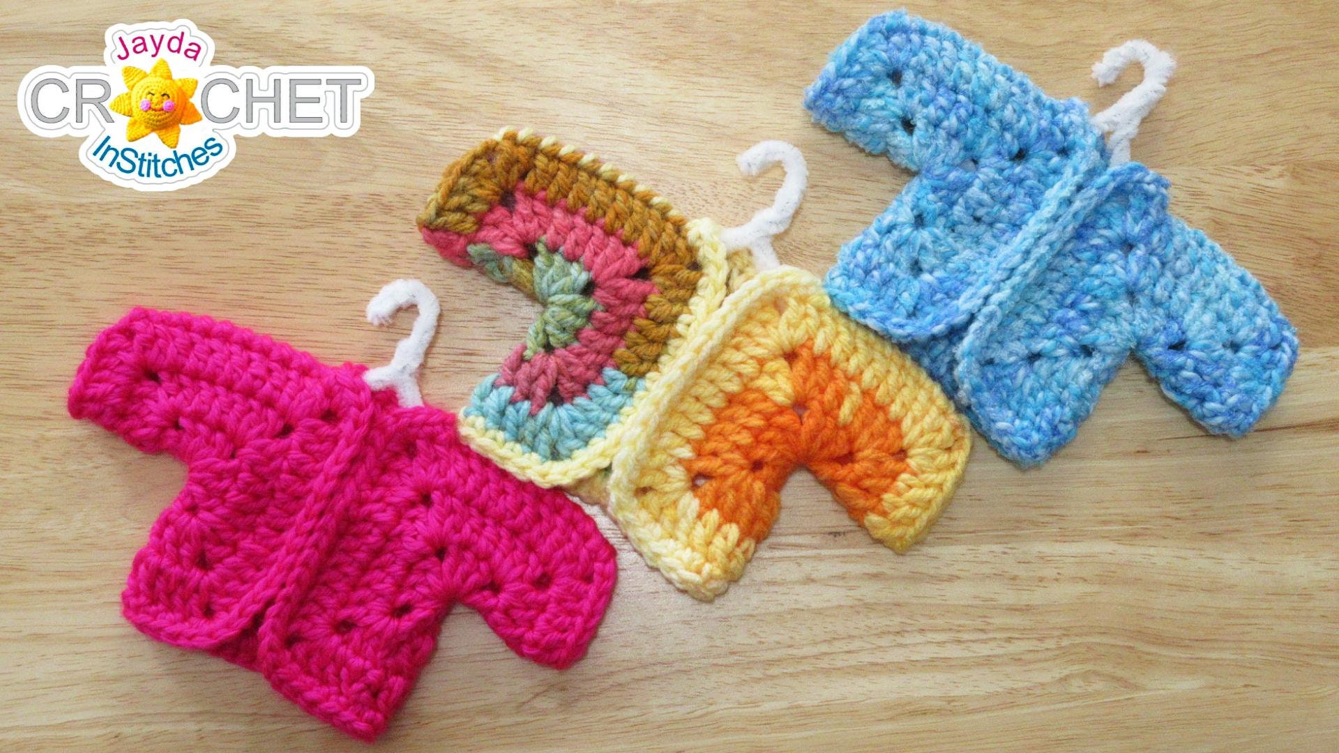 Miniature Sweater Ornament Crochet PATTERN PDF - Tree Ornament ...