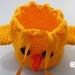 Crochet Baby Chick Drawstring Bag / Sack PATTERN PDF - Treat Bag ...