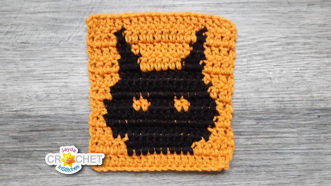 Cat Graph Crochet PATTERN PDF - Fair Isle Style PLUS Series - Jayda ...