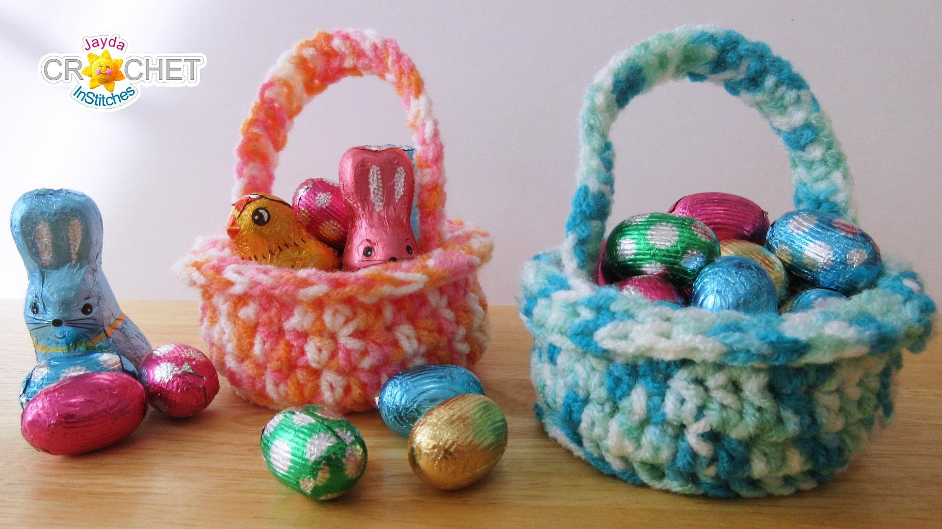 Miniature Spring Easter Basket Crochet PATTERN PDF Bonus | Etsy