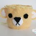 Crochet Teddy Bear Drawstring Bag - PDF Pattern - Jayda Institches - Etsy
