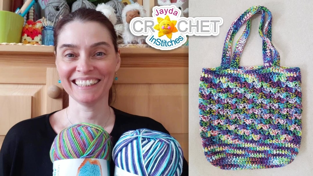 Shell Stitch Market Tote Bag - Crochet PATTERN PDF - Eco-friendly ...