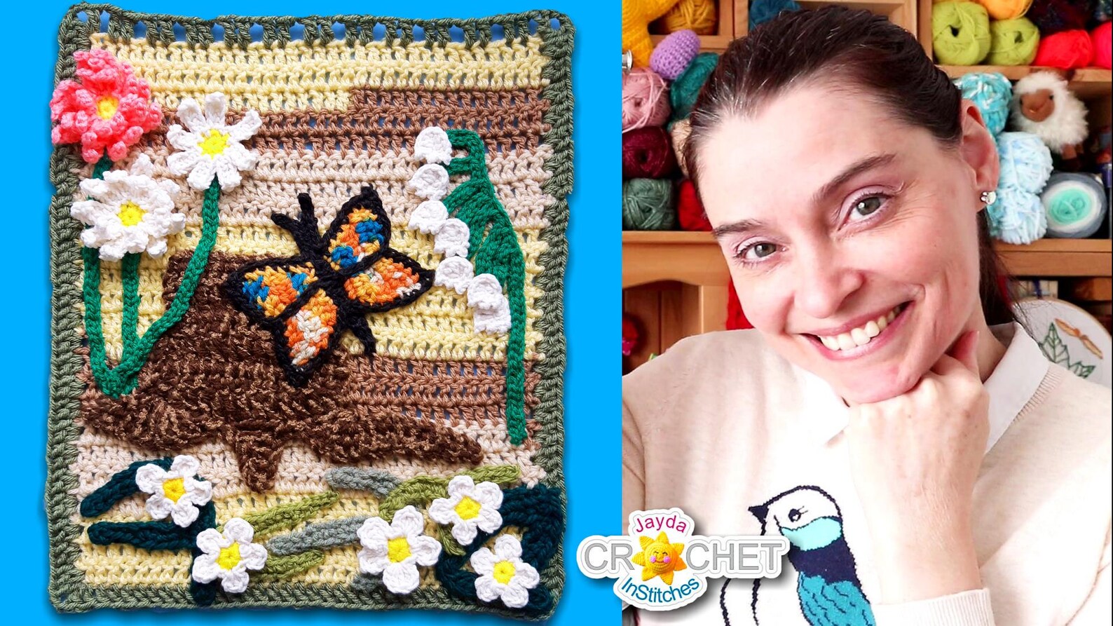Spring Comes to the Forest Floor Appliques - Crochet PATTERN PDF - Tree ...