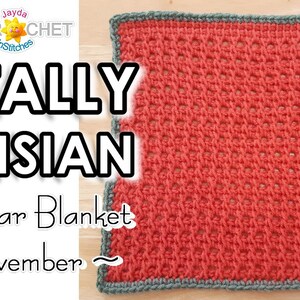 Tunisian Lacy Lattice Stitch Crochet PATTERN PDF - November 12" Totally ...