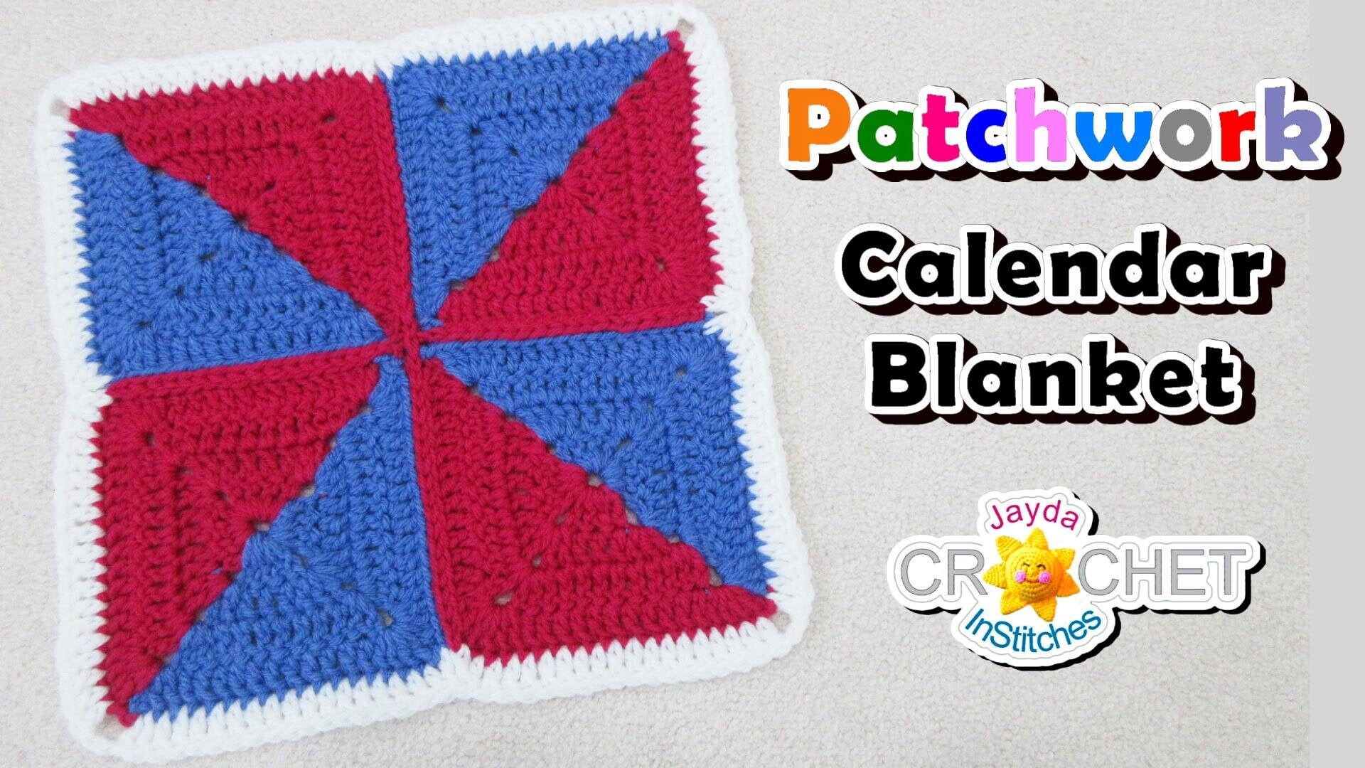 Pinwheel Square Crochet PATTERN PDF Patchwork Quilt-Style | Etsy