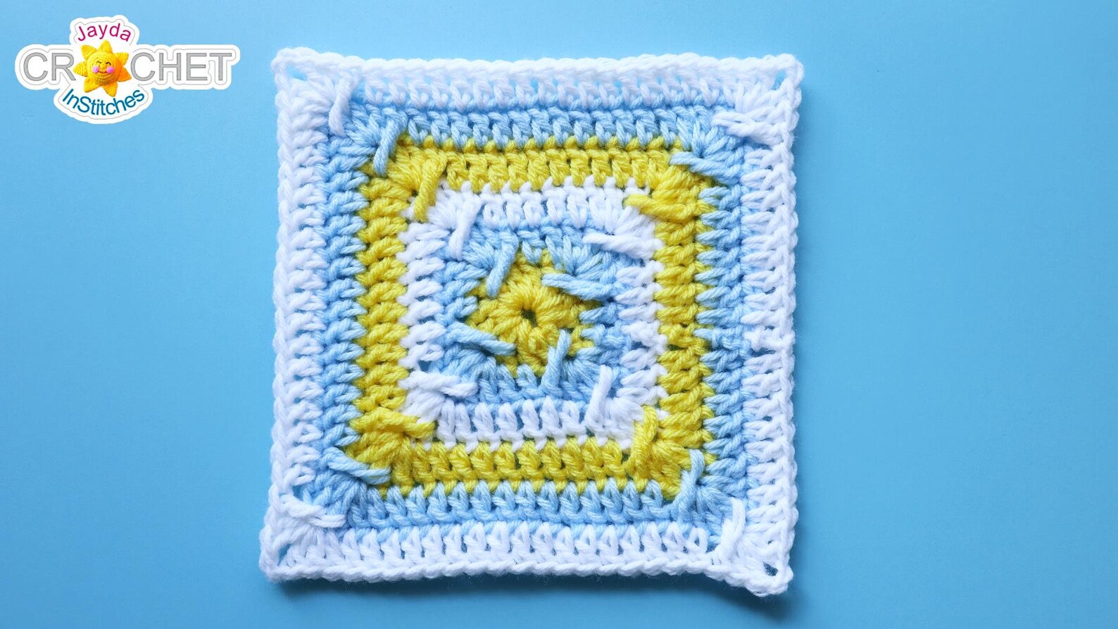 Whirling 8" Granny Square Crochet PATTERN PDF - October - Granny's ...