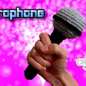 Crochet Microphone PATTERN PDF - Stuffed Toy for Kids and Pretend ...
