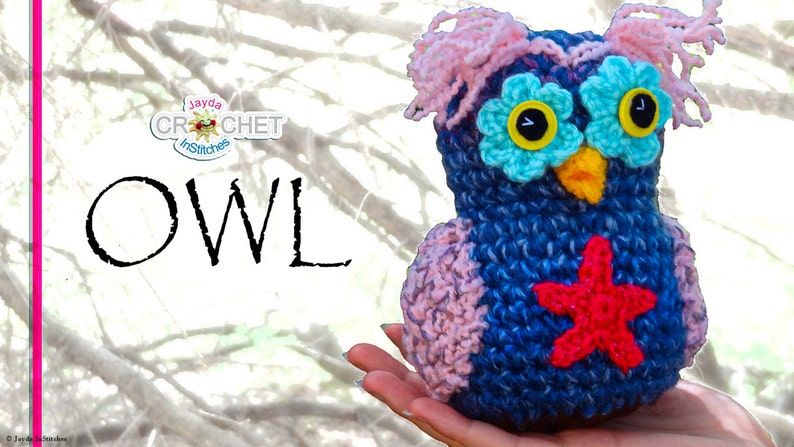 Owl Crochet PATTERN PDF Whimsical Creature Toy Jayda | Etsy