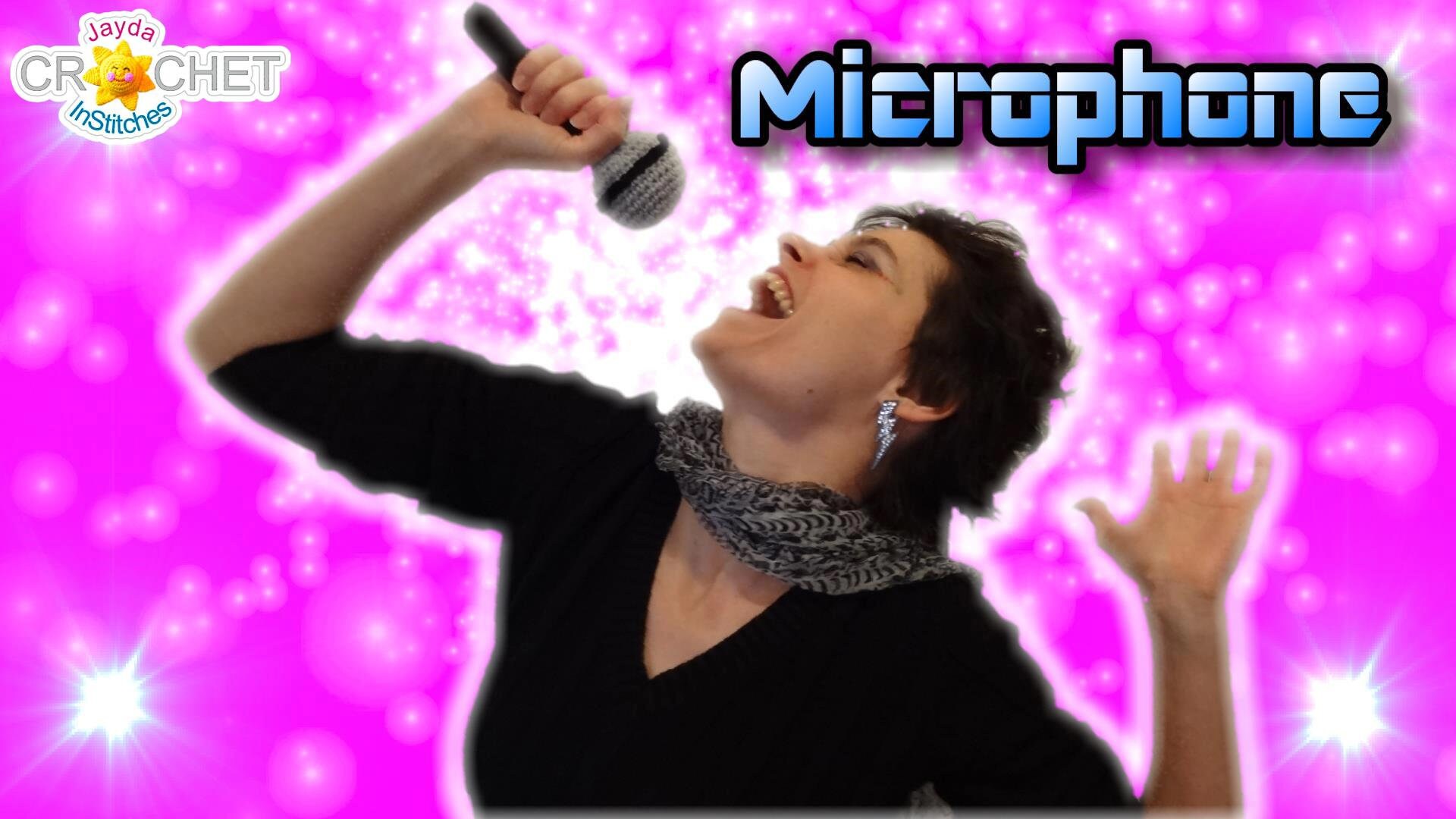 Crochet Microphone PATTERN PDF Stuffed Toy for Kids and - Etsy UK