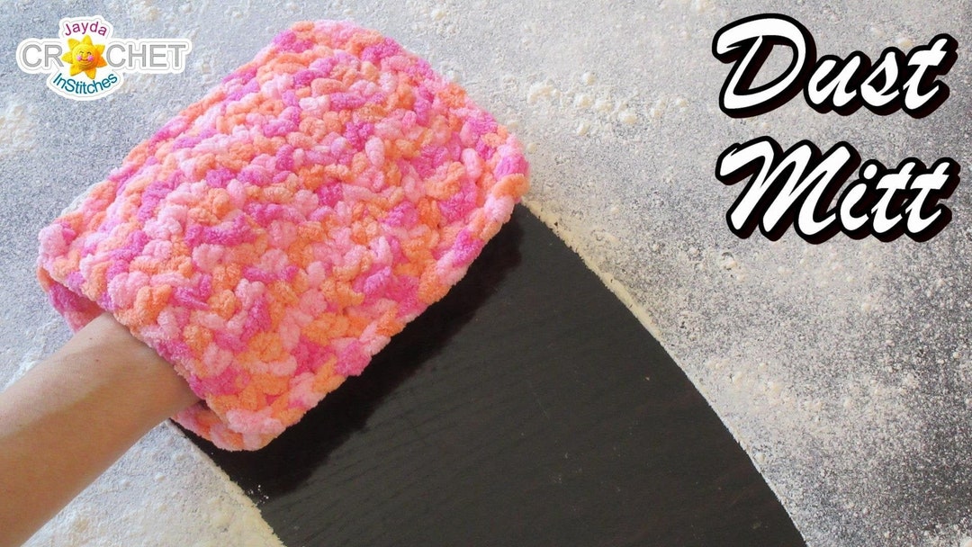 Dust Mitt / Glove - Crochet PATTERN PDF - Make Dusting Easy and Fast ...